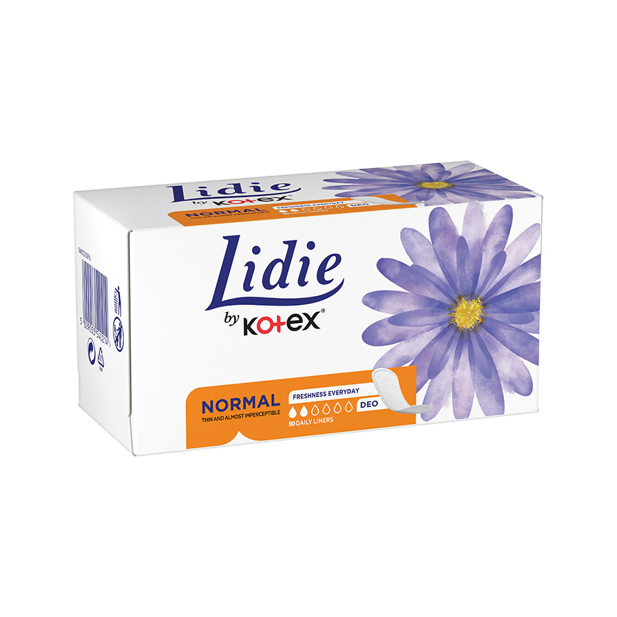 Slipové vložky Kotex Lidie Normal deo | Kotex