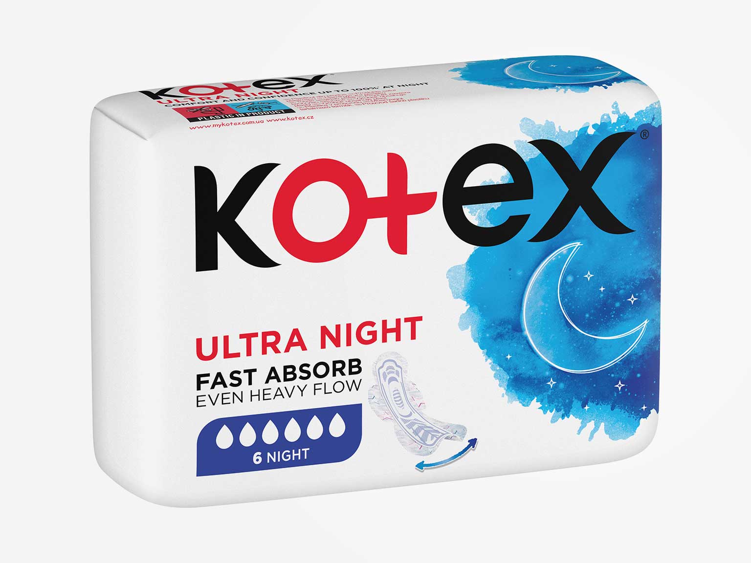 Dámské vložky na noc Kotex Ultra Night